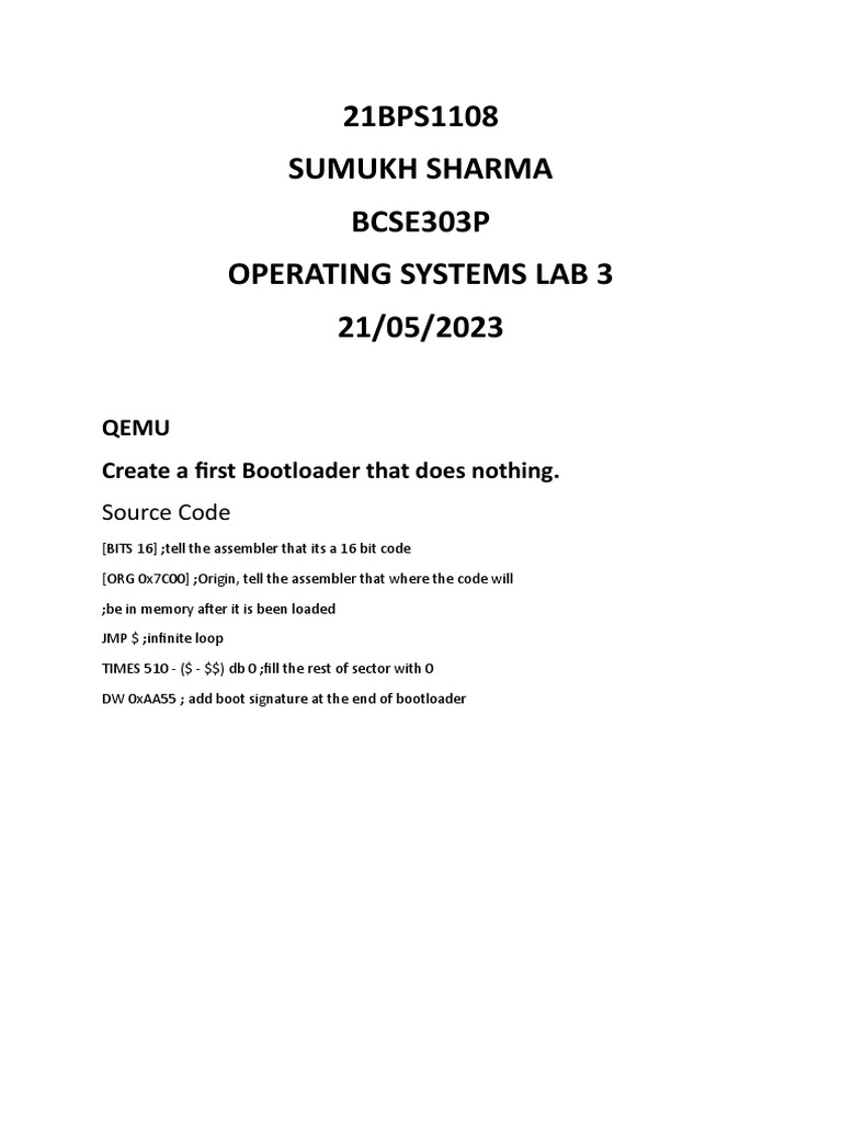 21bps1108 Lab Report 3 And 4 Pdf String Computer Science Pointer Computer Programming