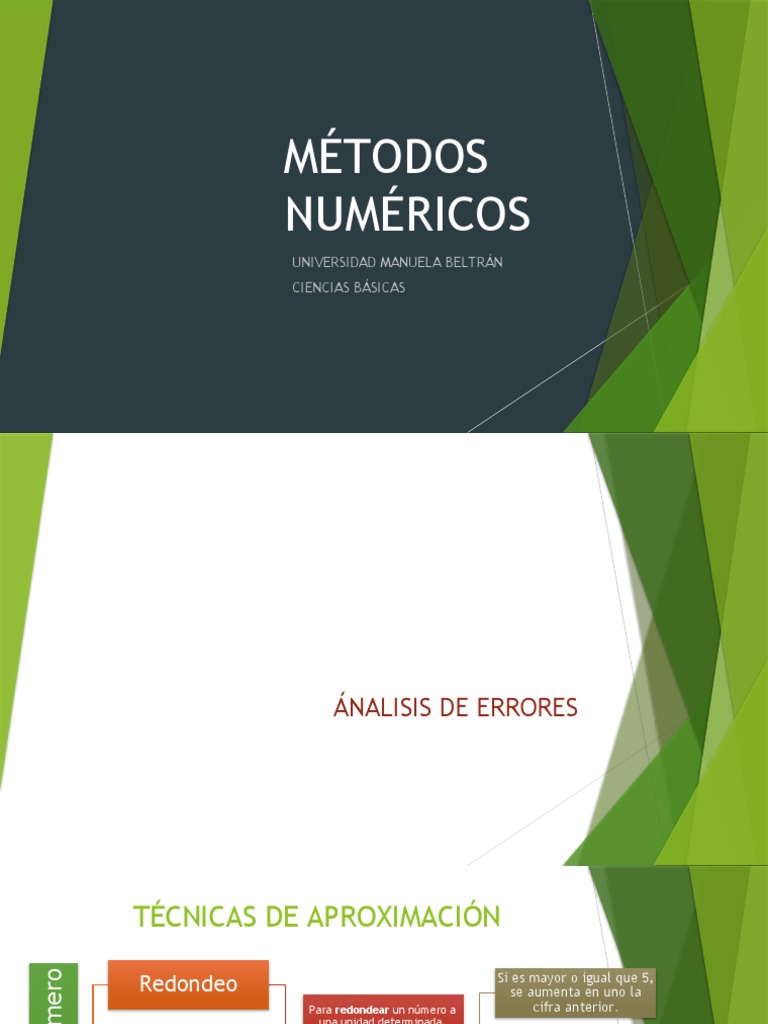 METODOS NUMERICOS | PDF | Álgebra | Relaciones matematicas