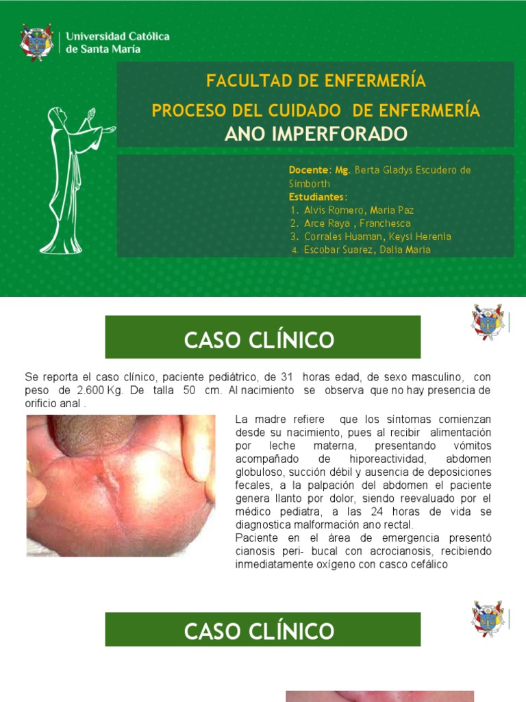 Ano Imperforado | PDF | Sistema respiratorio | Herida