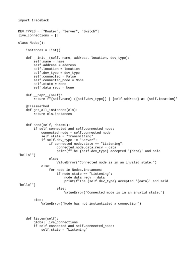 Network Topology Application | PDF | Node (Networking) | Computer Network