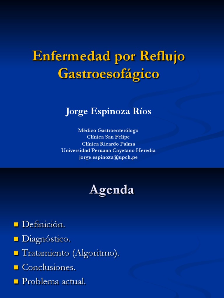 ERGE | PDF | Acidez | Medicina