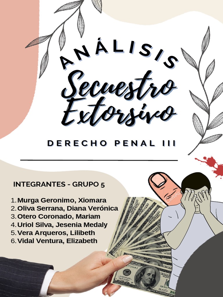 Secuestro Extorsivo | PDF | Extorsión | Secuestro