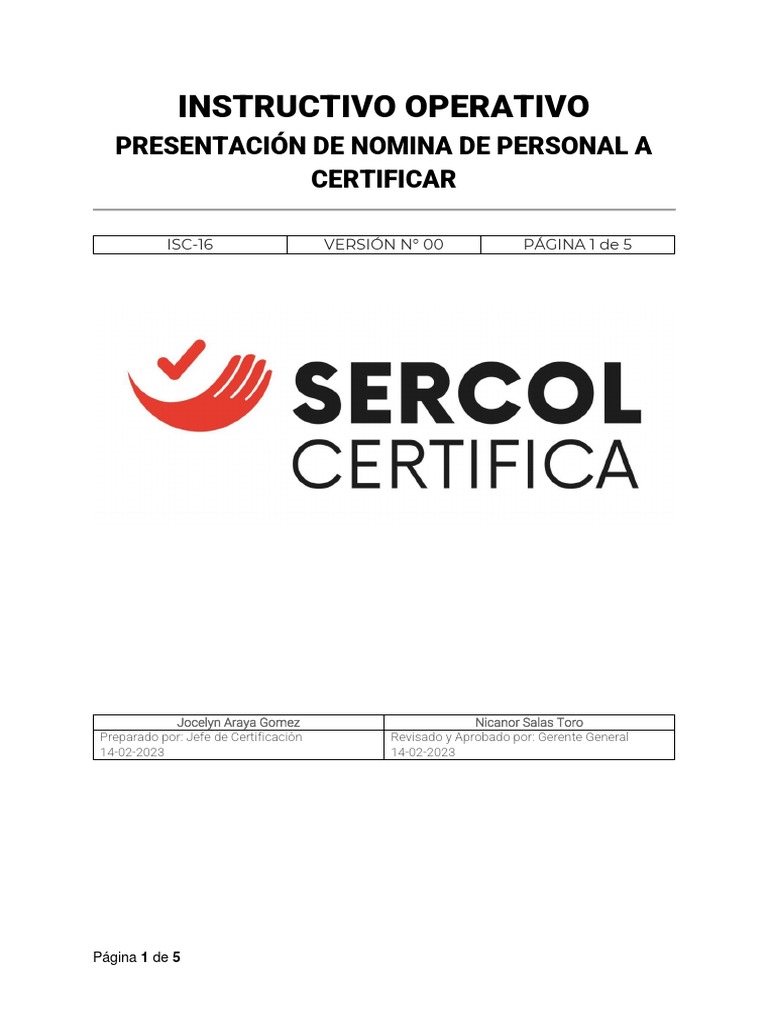 Instructivo Nómina Personal Certificar | PDF | Salario | Auditoría