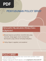 Template Penulisan Policy Brief IPB | PDF