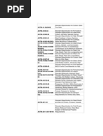Astm Standard List PDF | PDF | Structural Steel | Steel
