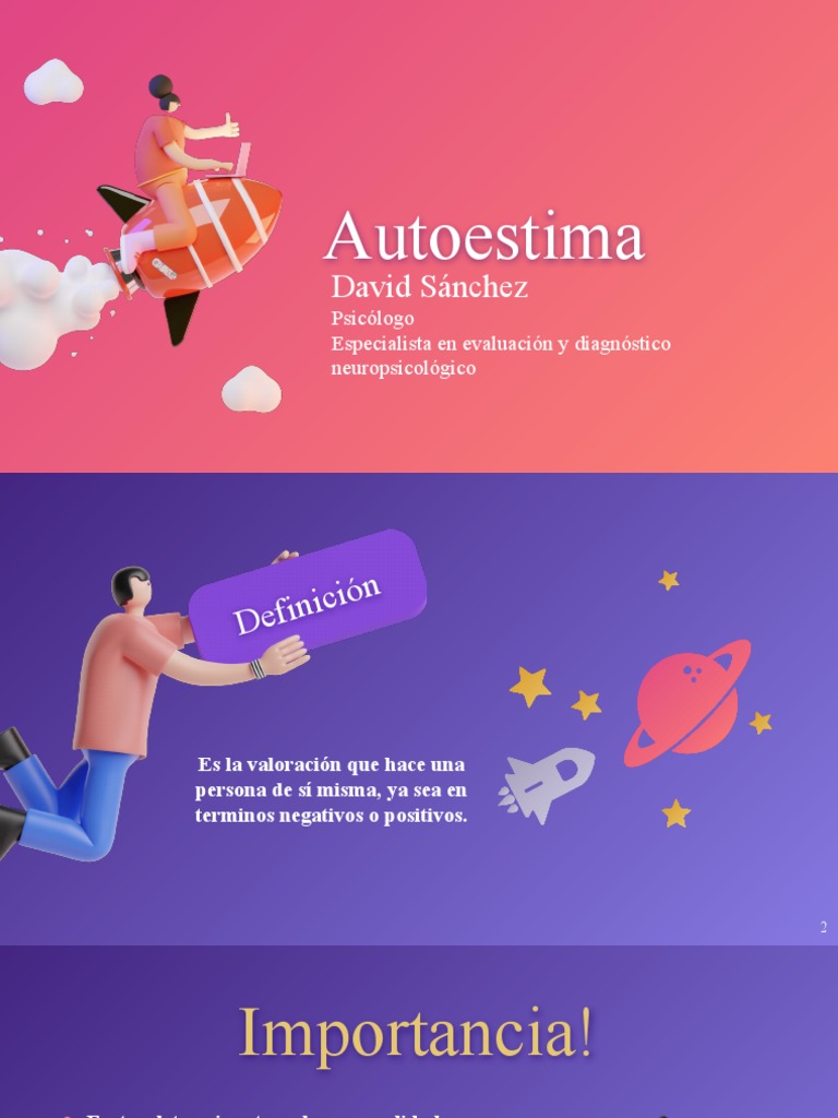 Presentación Autoestima | PDF | Autoestima | Psicología Social