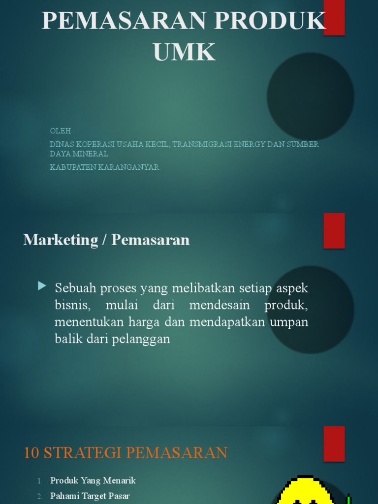 Pemasaran Produk Umkm | PDF