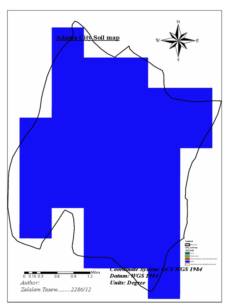 Adama City Soil Map Overview | PDF