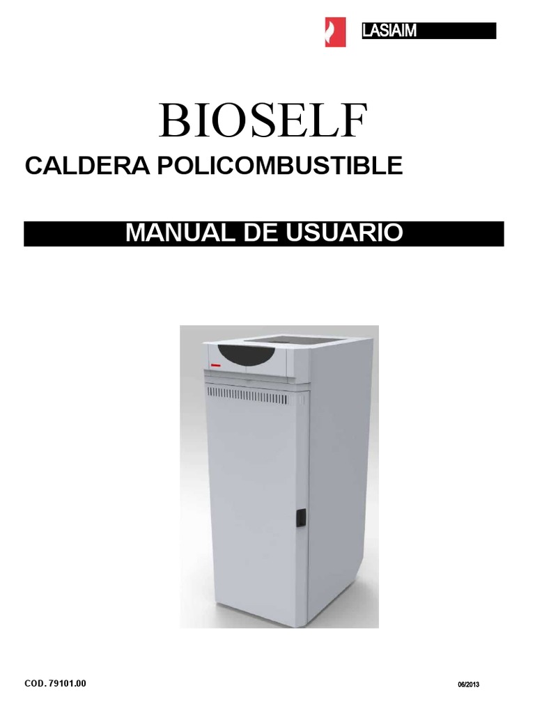 Manual de Usuario Calderas BIOSELF | PDF | Chimenea | Aislamiento térmico