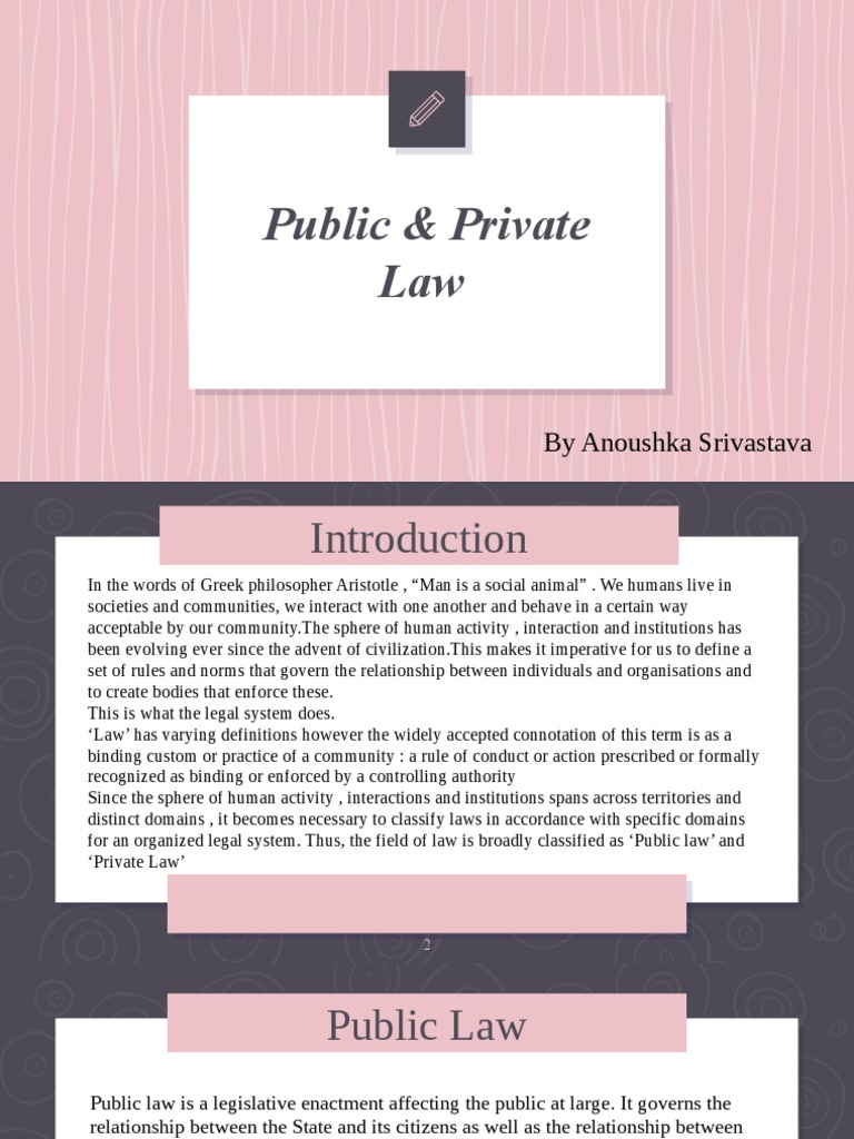 Public and Private Law | PDF | Tort | Administrative Law