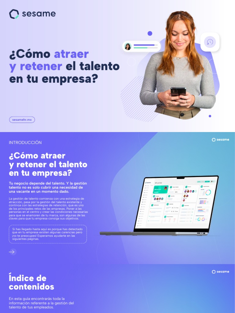 Sesame HR - Guía-Atraer y Retener Talento | PDF | Reclutamiento | Business