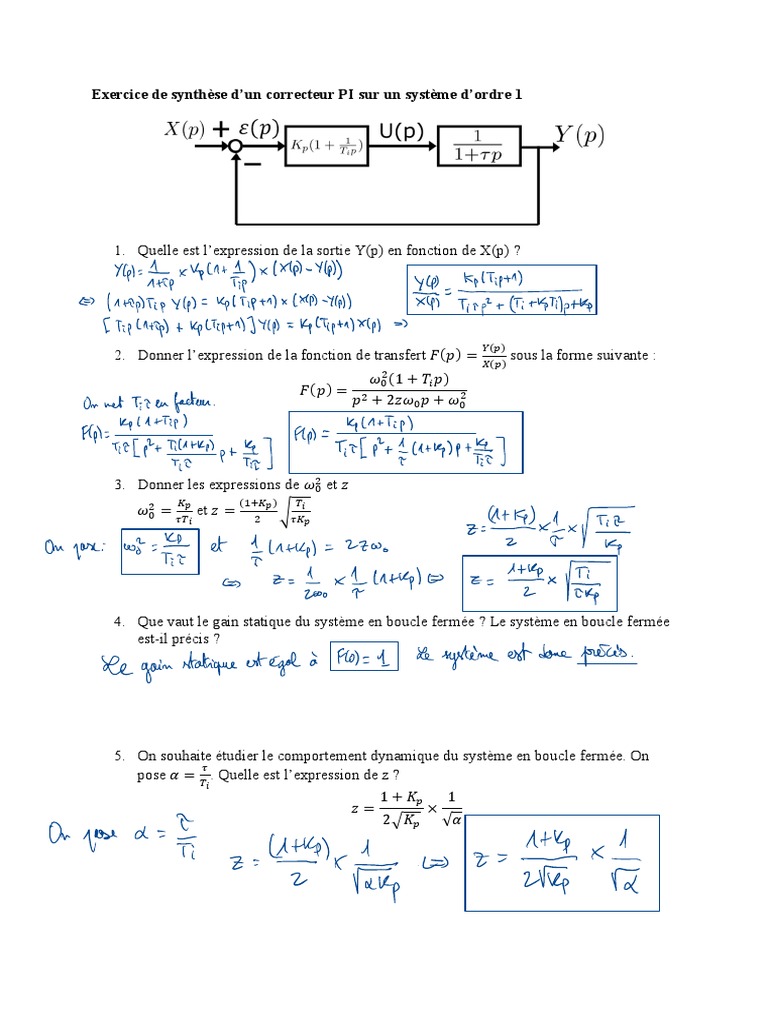 Synthèse PI Sur Ordre1 Correction | PDF | Échecs | Théorie (échecs)