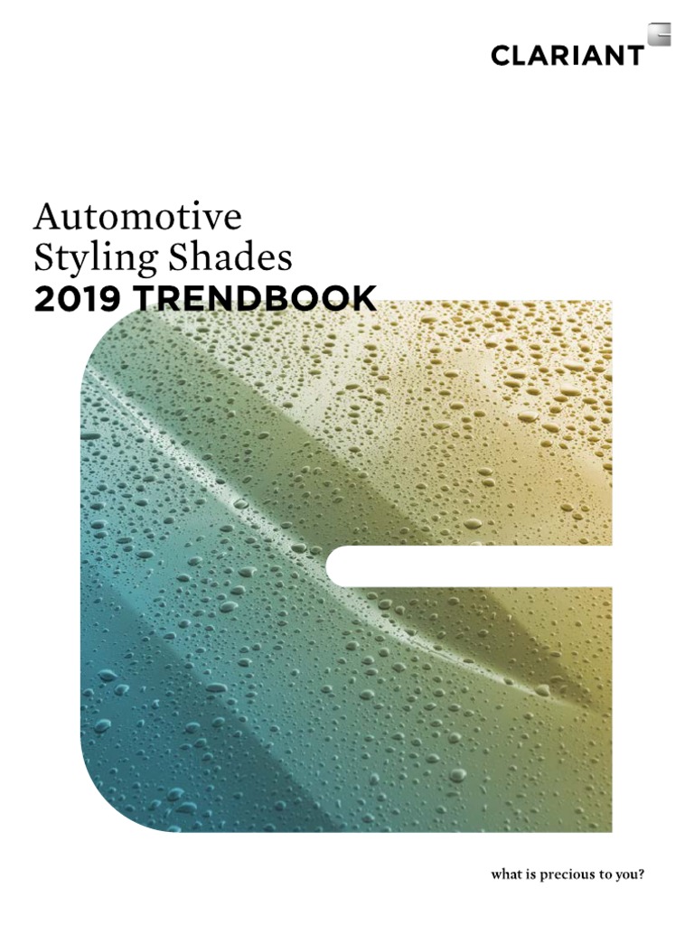 Automotive Trendbook 2019 Brochure | PDF | Color | Coral Reef