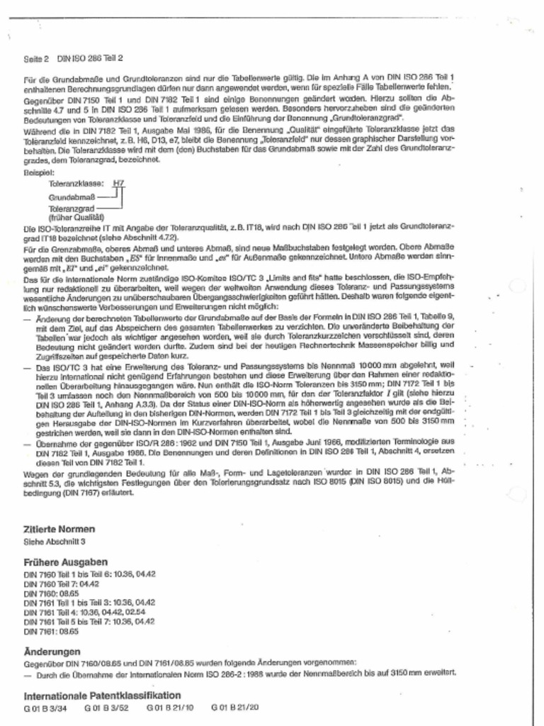 Din Iso 286 - 2 | PDF