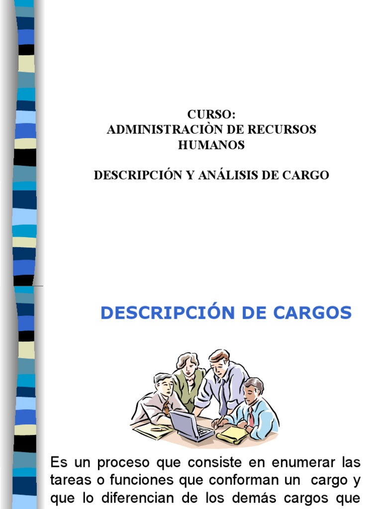 Descripcion y Analisis de Cargo | PDF | Cuestionario