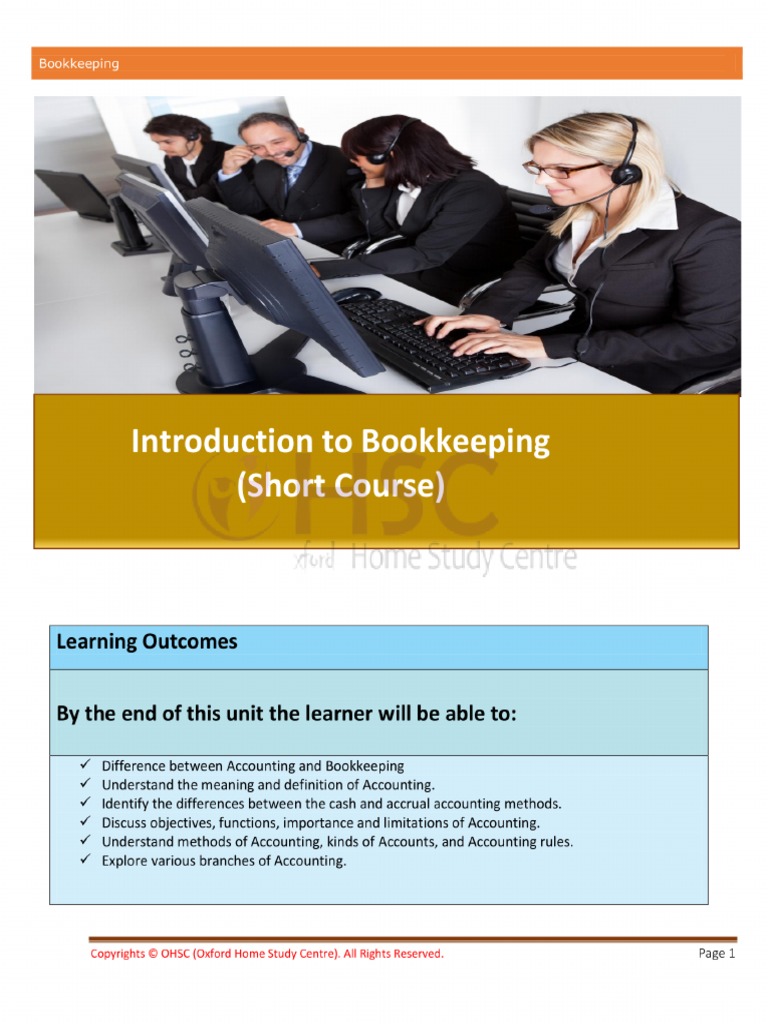 Bookkeeping | PDF