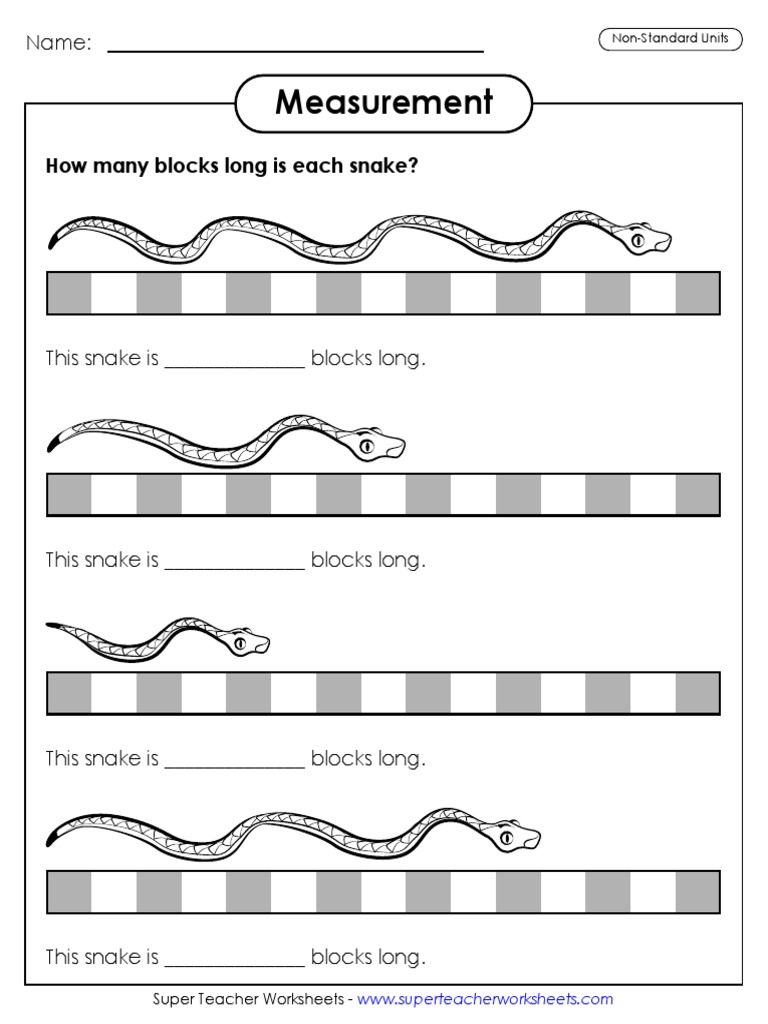 Measuring Snake Lengths with Blocks | PDF | Technology & Engineering