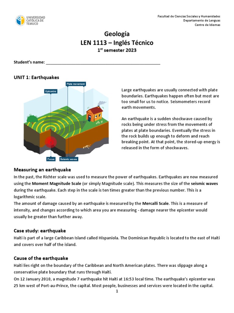 Understanding Earthquakes and Their Impact | PDF | Earthquakes | Continent