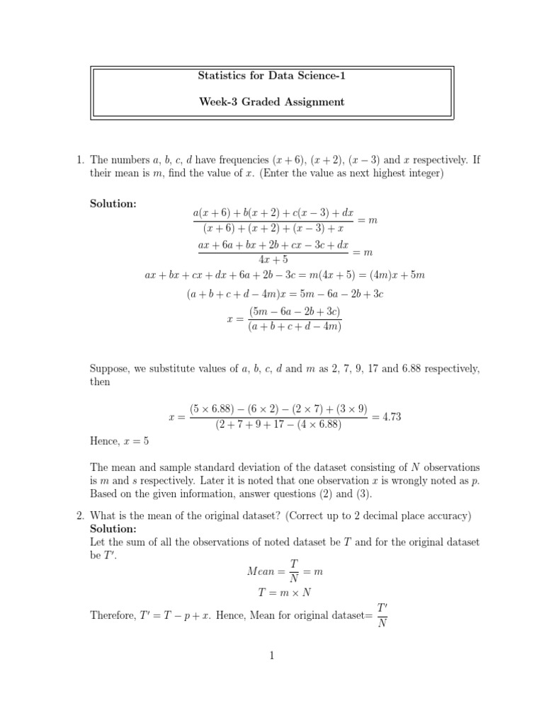 Week 3 - Describing Numerical Data | PDF | Percentile | Outlier