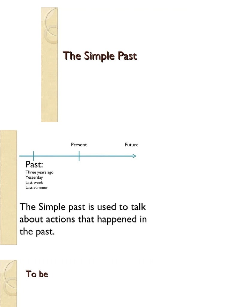 The Simple Past | PDF