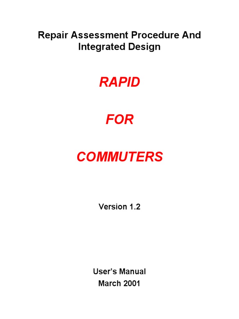 RAPID C - User Manual - Version 1 2 | PDF | Menu (Computing) | Microsoft Windows