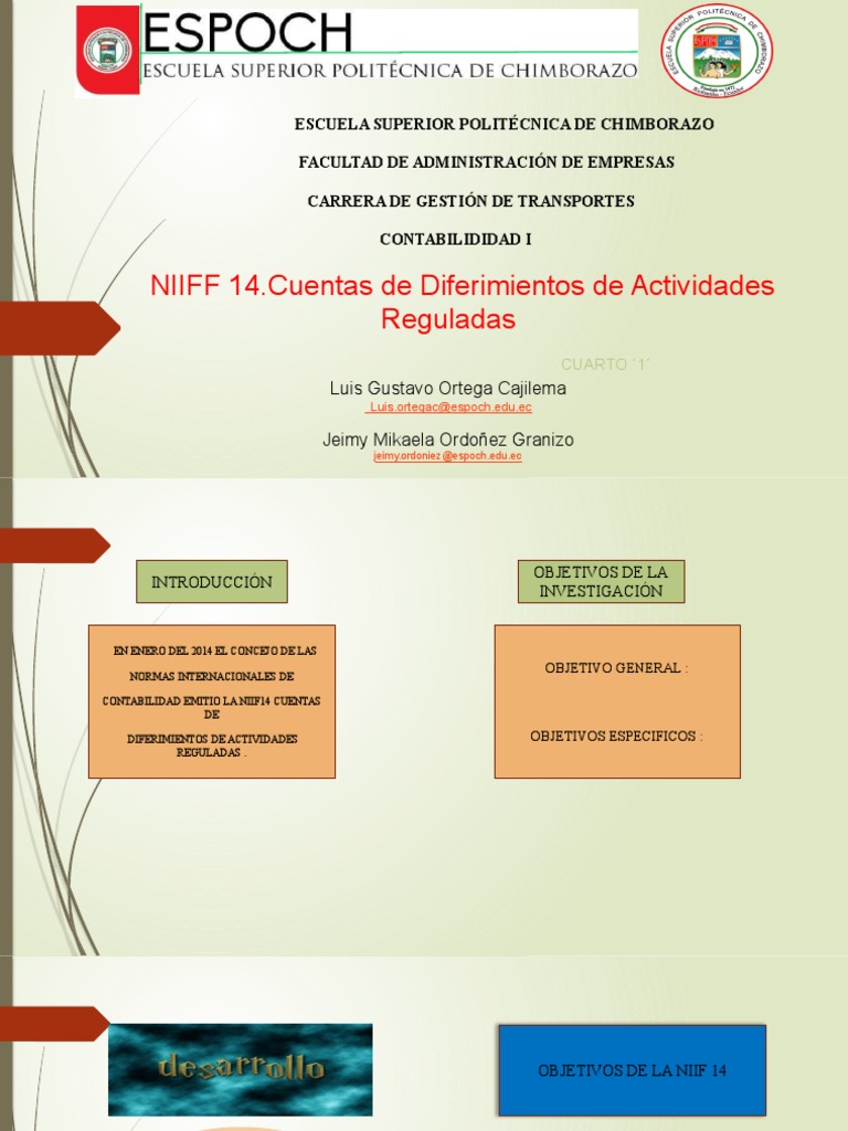 Diapositivas Niif 14 Gustavo Ortega, Jeimy Ordoñez | PDF