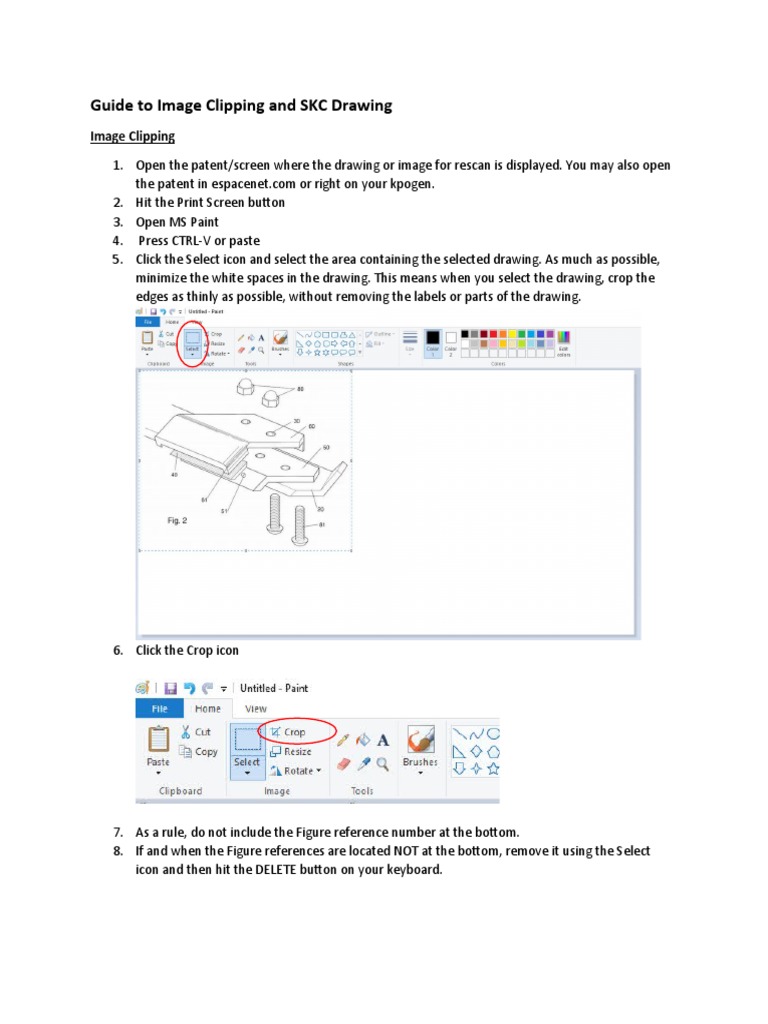 Guide To Image Clipping and SKC Drawing | PDF | Software | Computing