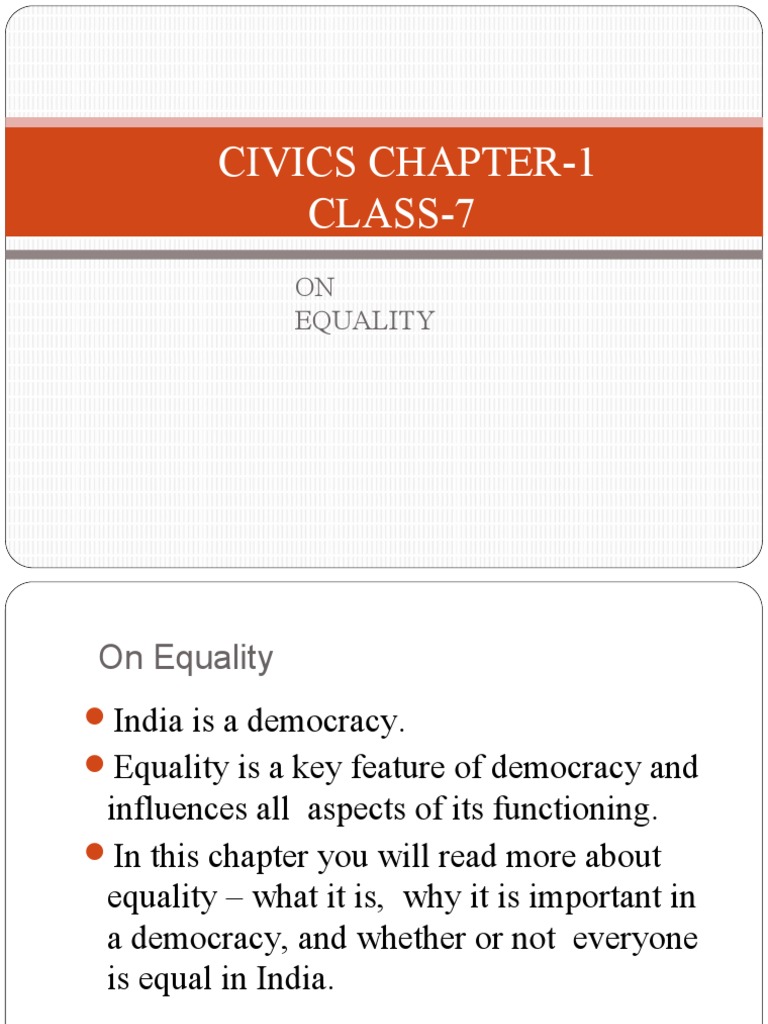 Civics - Chapter 1 Class 7 | PDF | Democracy | Political Ideologies