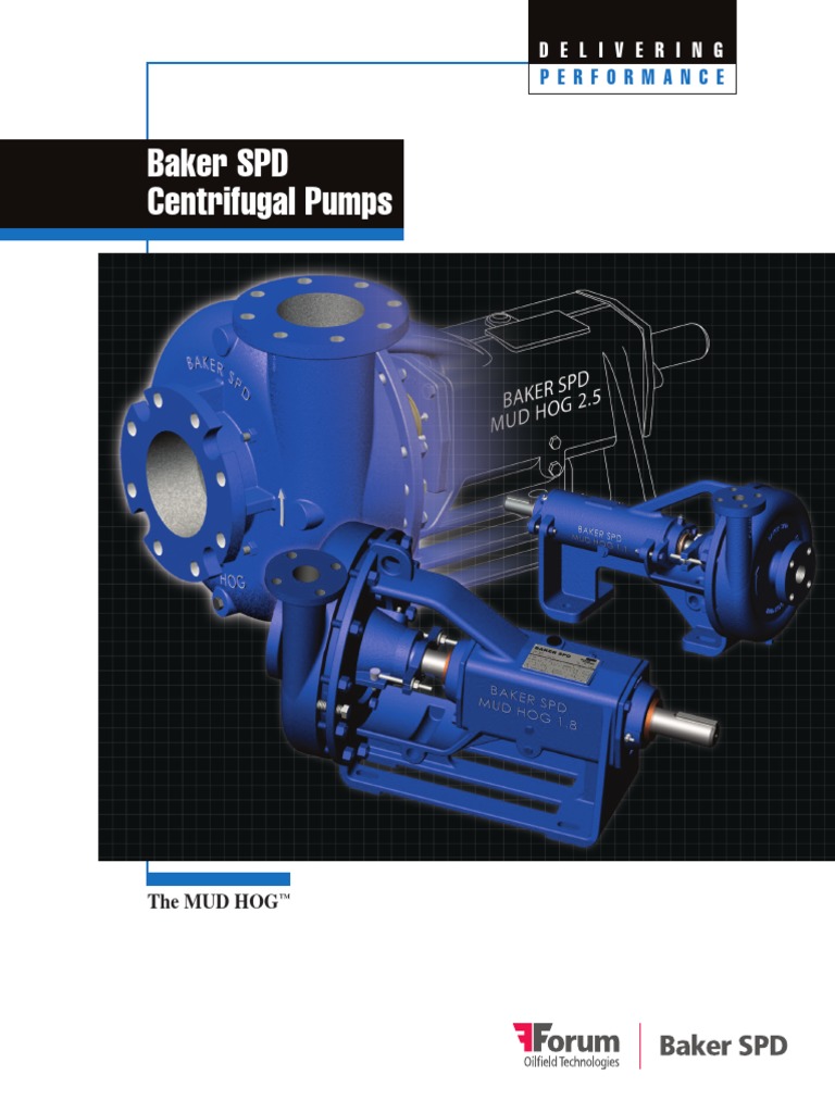 Baker Centrifugal - Pump - Brochure | PDF | Pump | Bearing (Mechanical)