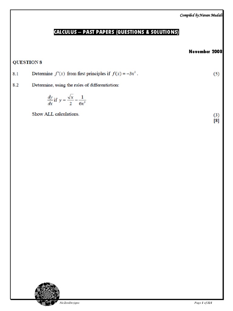 Calculusquestionsandsolutions Master | PDF | Mathematical Analysis ...
