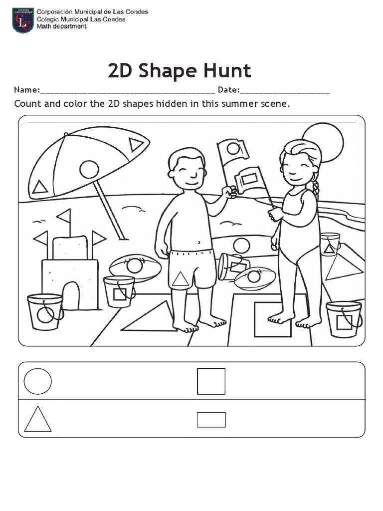 2D Shape Hunt-1 | PDF