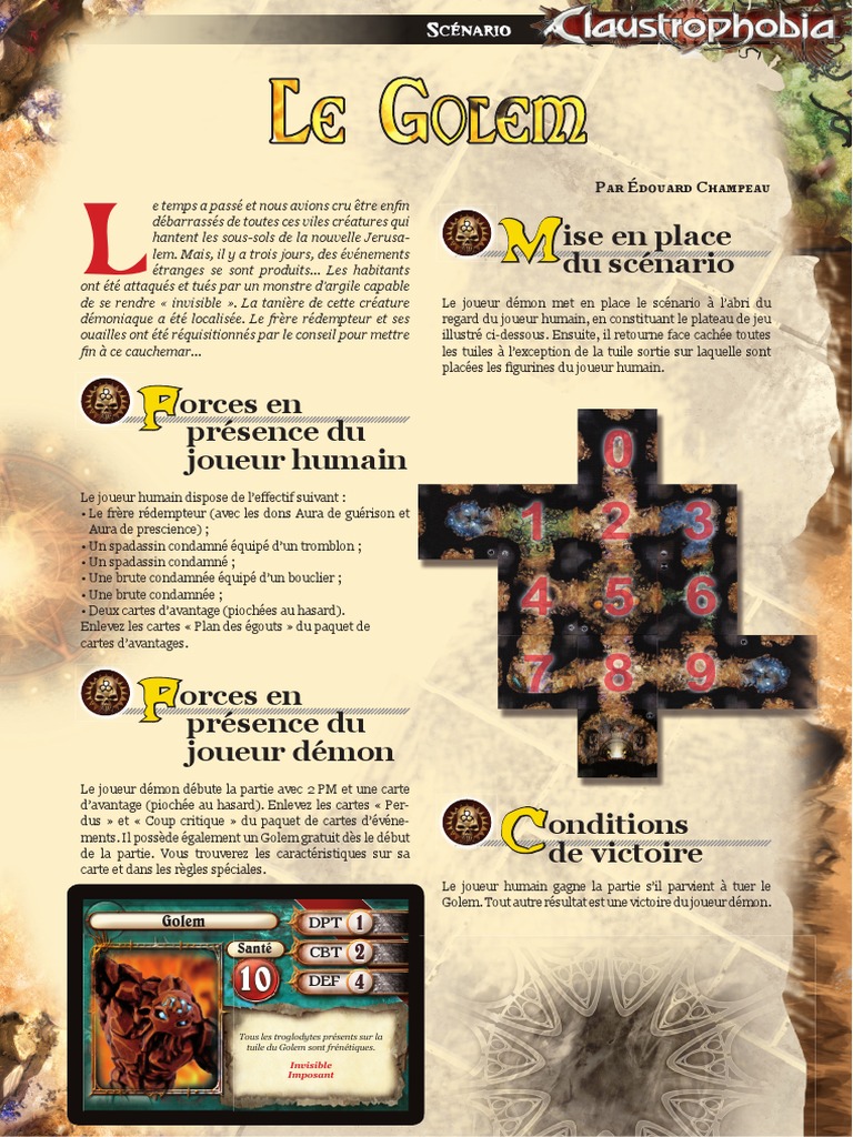 CLAUSTRO SCENAR Le-Golem HD | PDF