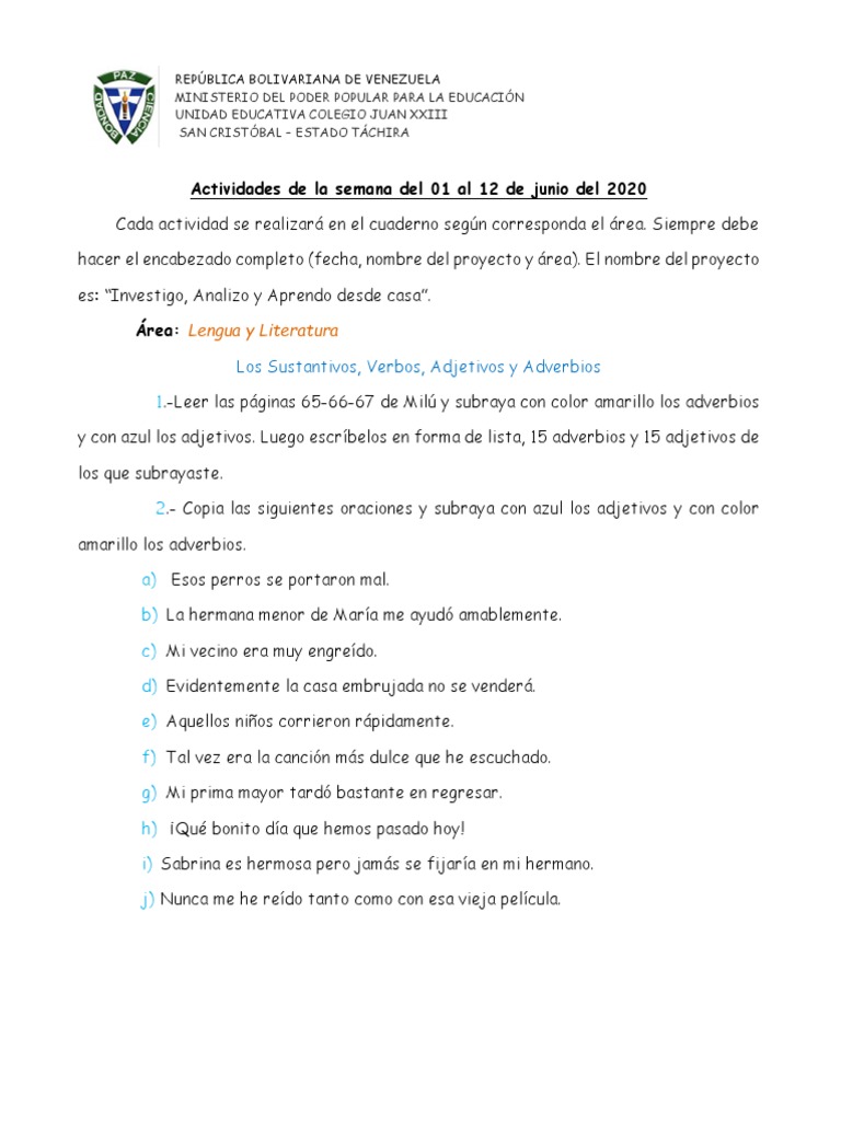 Semanas 7 y 8 CUARTO GRADO | PDF | Alimentos | Nutrientes