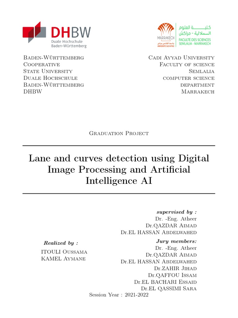 Lanes Curves Detection Report | PDF | Machine Learning | Internet Of Things
