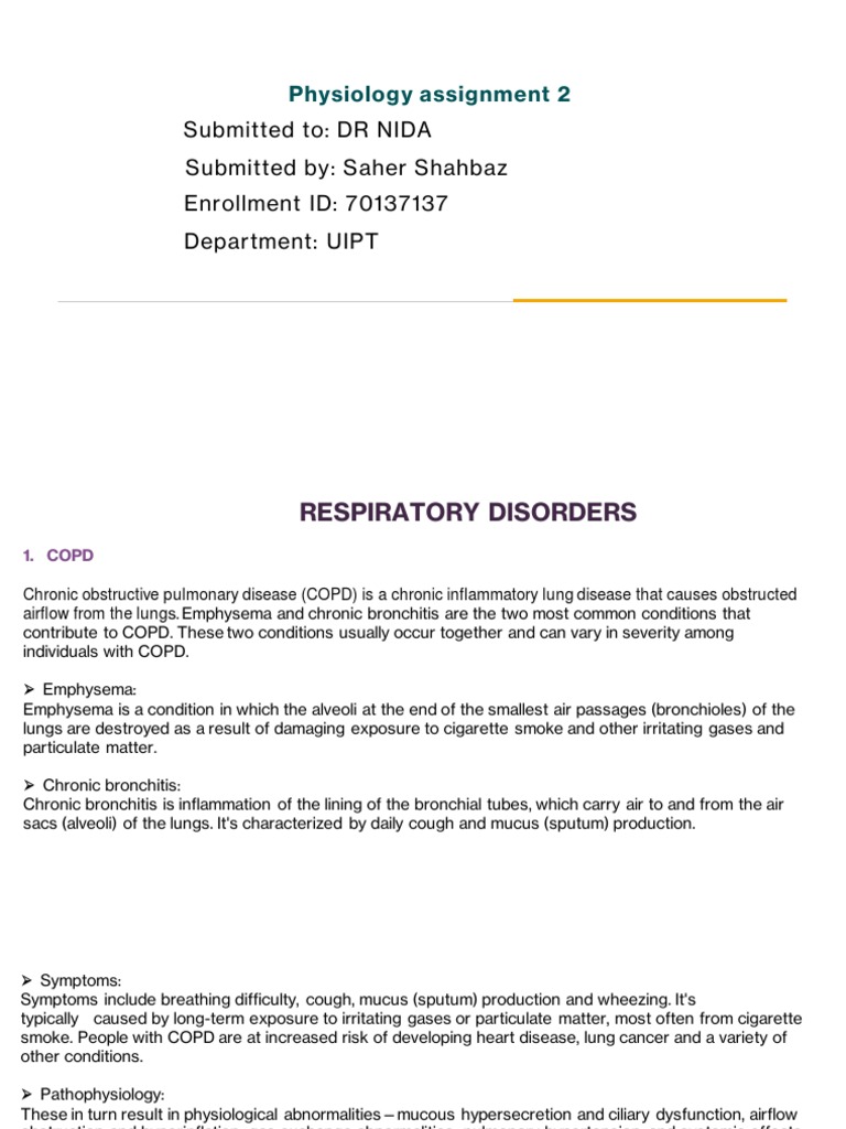 Presentation 21 | PDF | Chronic Obstructive Pulmonary Disease | Asthma