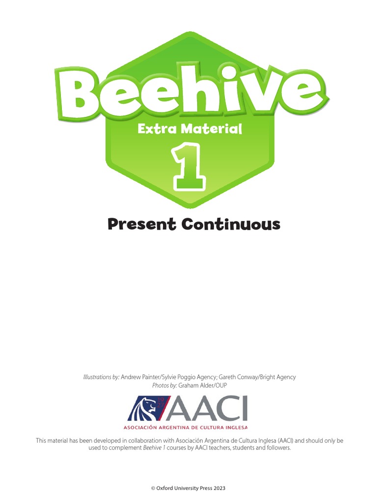 Beehive 1 Extra - Present Continuous-2 | PDF