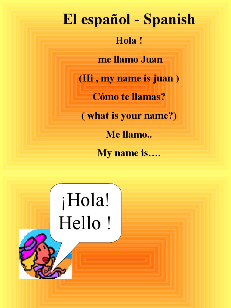 Saludos y Presentaciones en Español | PDF