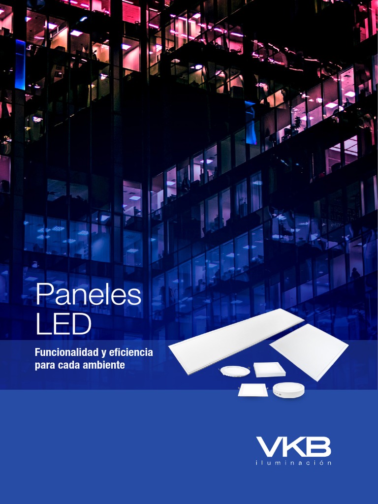 Catalogo Paneles Led2021 | PDF | Diodo emisor de luz | Encendiendo