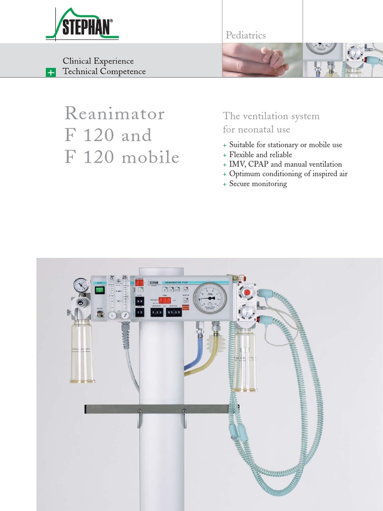 Stephen Neonatal Transport Ventilator F 120 Mobil | PDF | Clinical ...