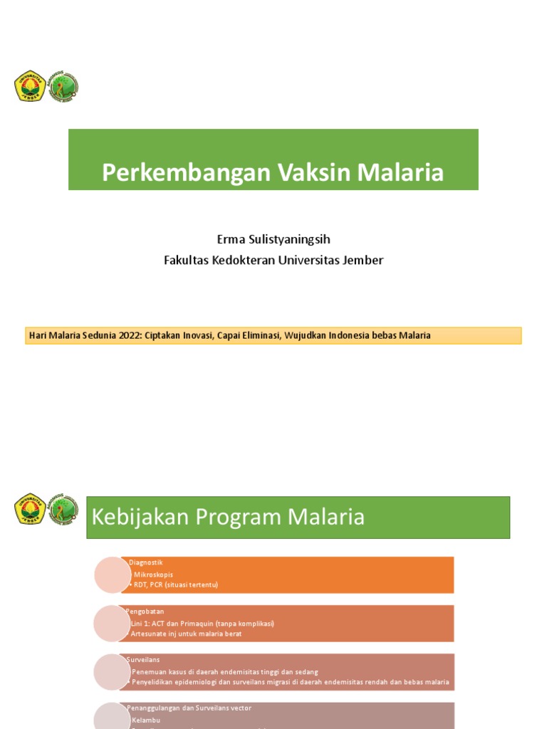 Perkembangan Vaksin Malaria - Erma | PDF