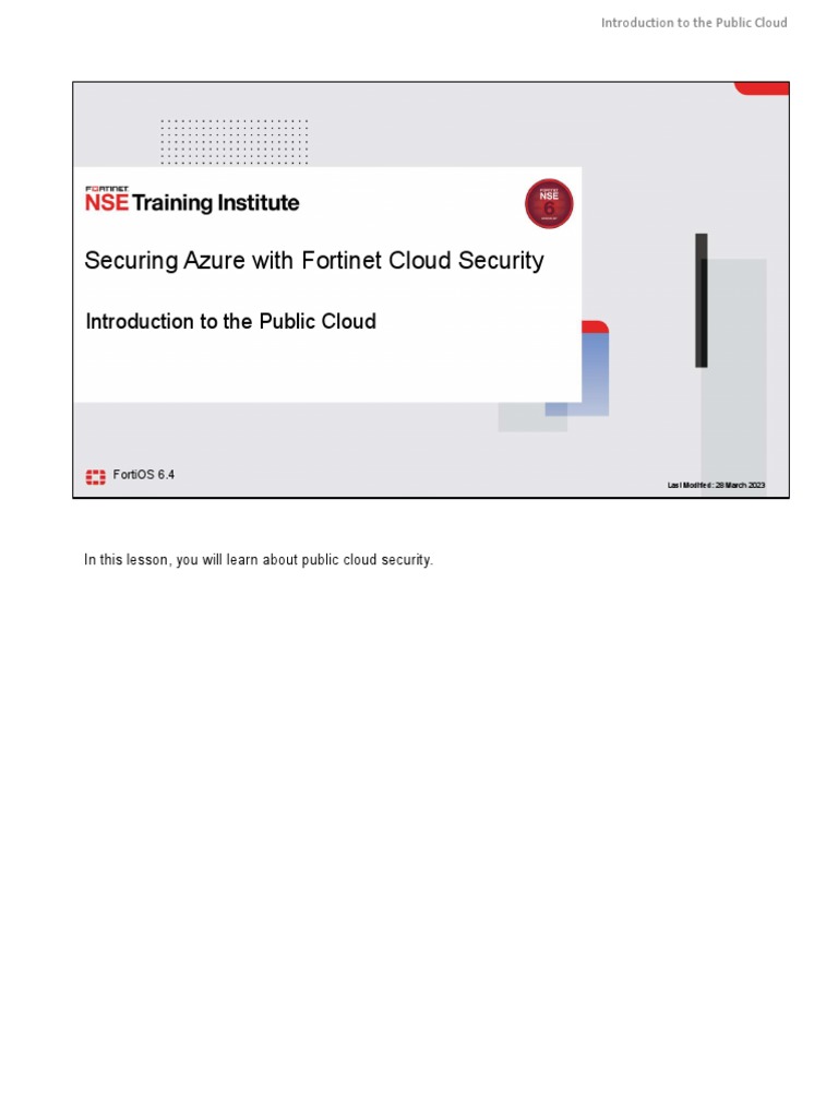 Introduction To Public Cloud | PDF | Cloud Computing | Ip Address