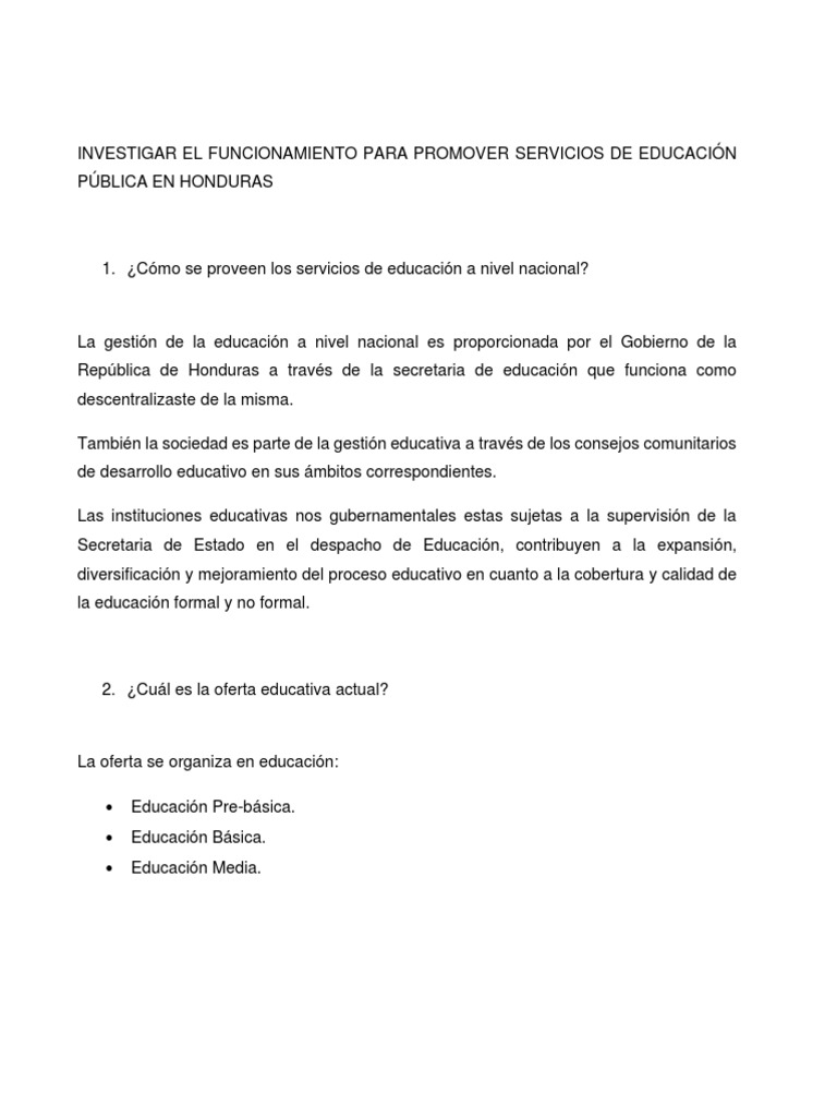 Axel Cruz - Investigación | PDF | Planificación | Honduras
