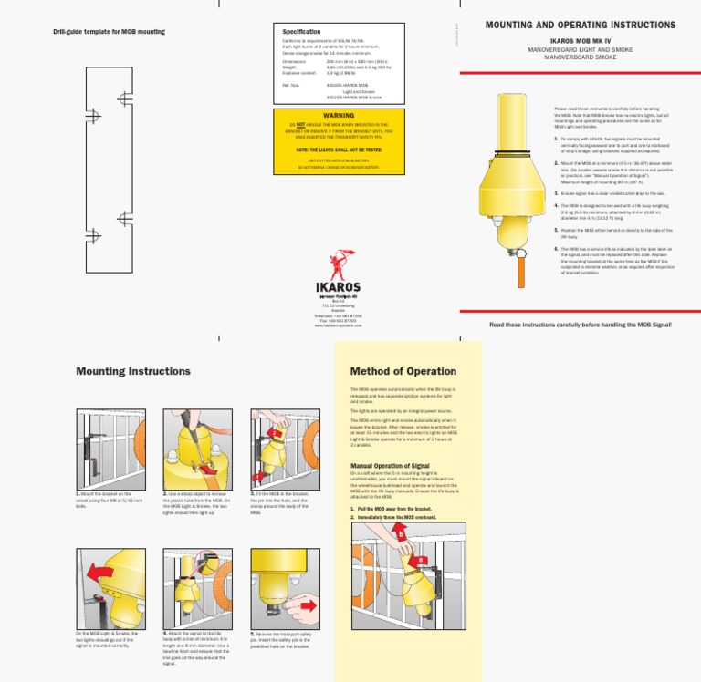 IKAROS MOB Manual | PDF