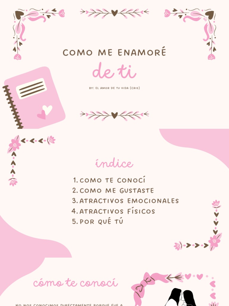 Cómo Me Enamoré De Ti Pdf Felicidad
