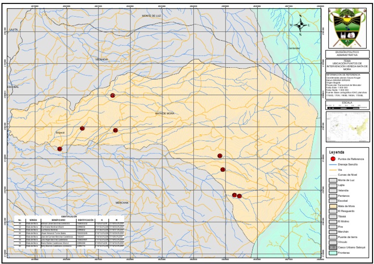 Mata de Mora | PDF | Cartografía | Geofísica