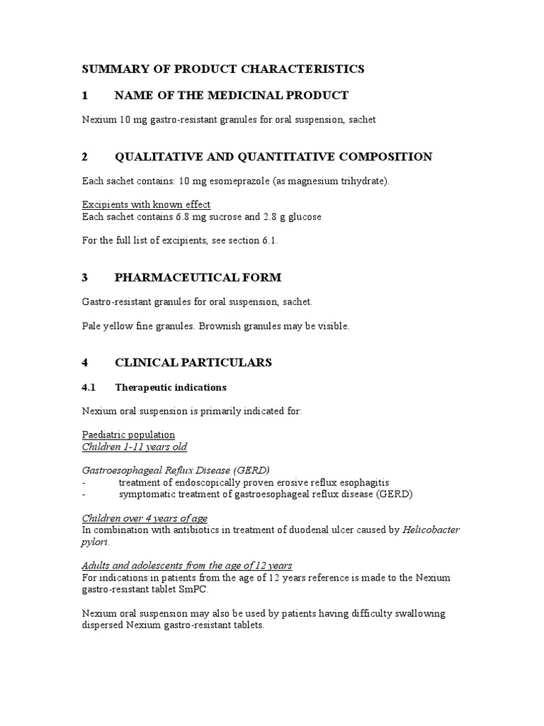 uk-spc-nexium-sachet-10mg-DRESS-update-GI 21 0012a | PDF ...