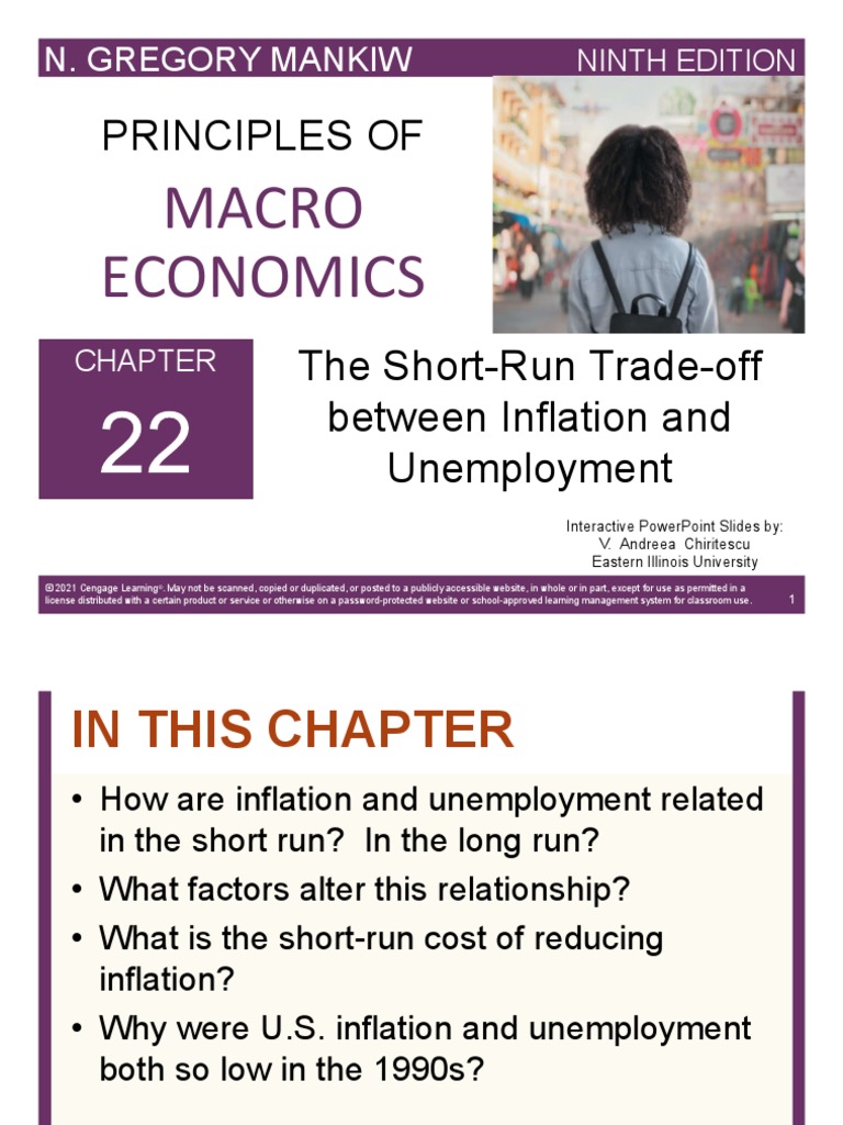 Ch22 - Short Run Tradeoff Between Inflation and Unemployment | Download ...