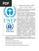 PNUMA: Objetivos y Funciones 2024 | PDF | Programa del Medio Ambiente ...