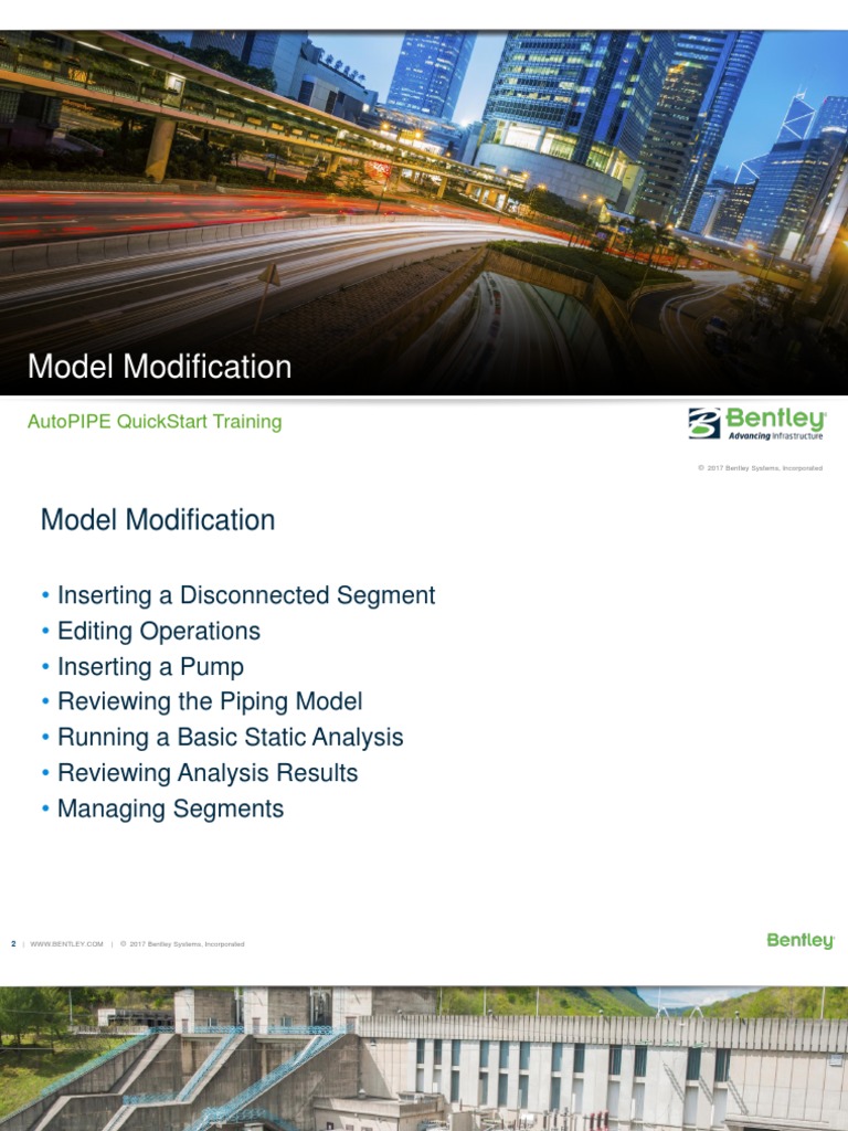 AutoPIPE QuickStart - Model Modification - Participant Presentation | PDF | Pump | Gas Technologies