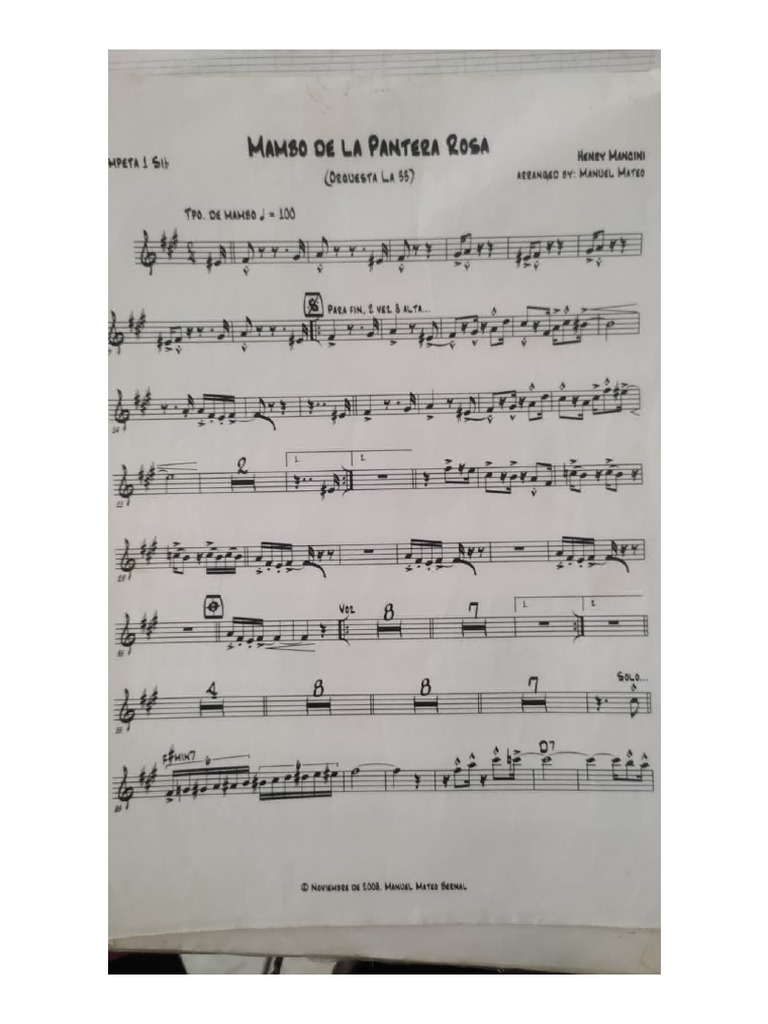 La Pantera Mambo | PDF